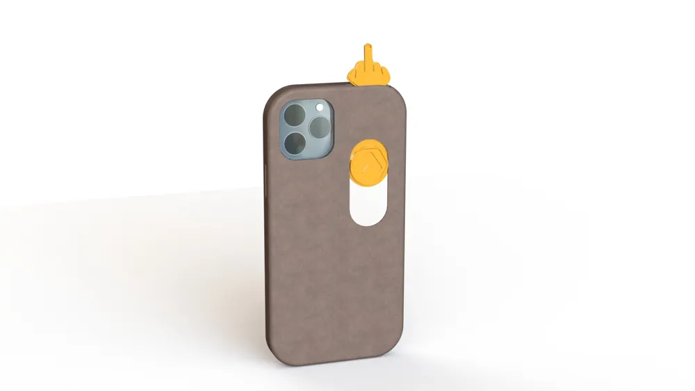 Iphone 16 Pro Case - Sliding Middle Finger by 3DXAV MakerWorld ...