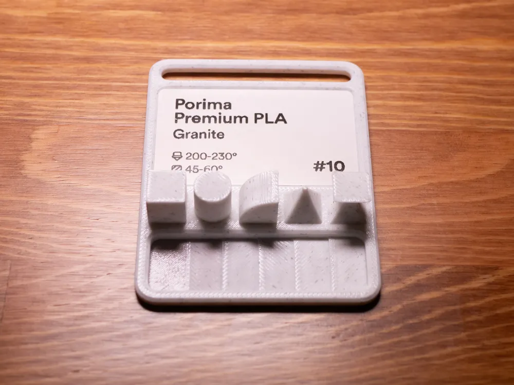 3D Filament Sample Card (Color Swatch) & Stand by yekta MakerWorld ...