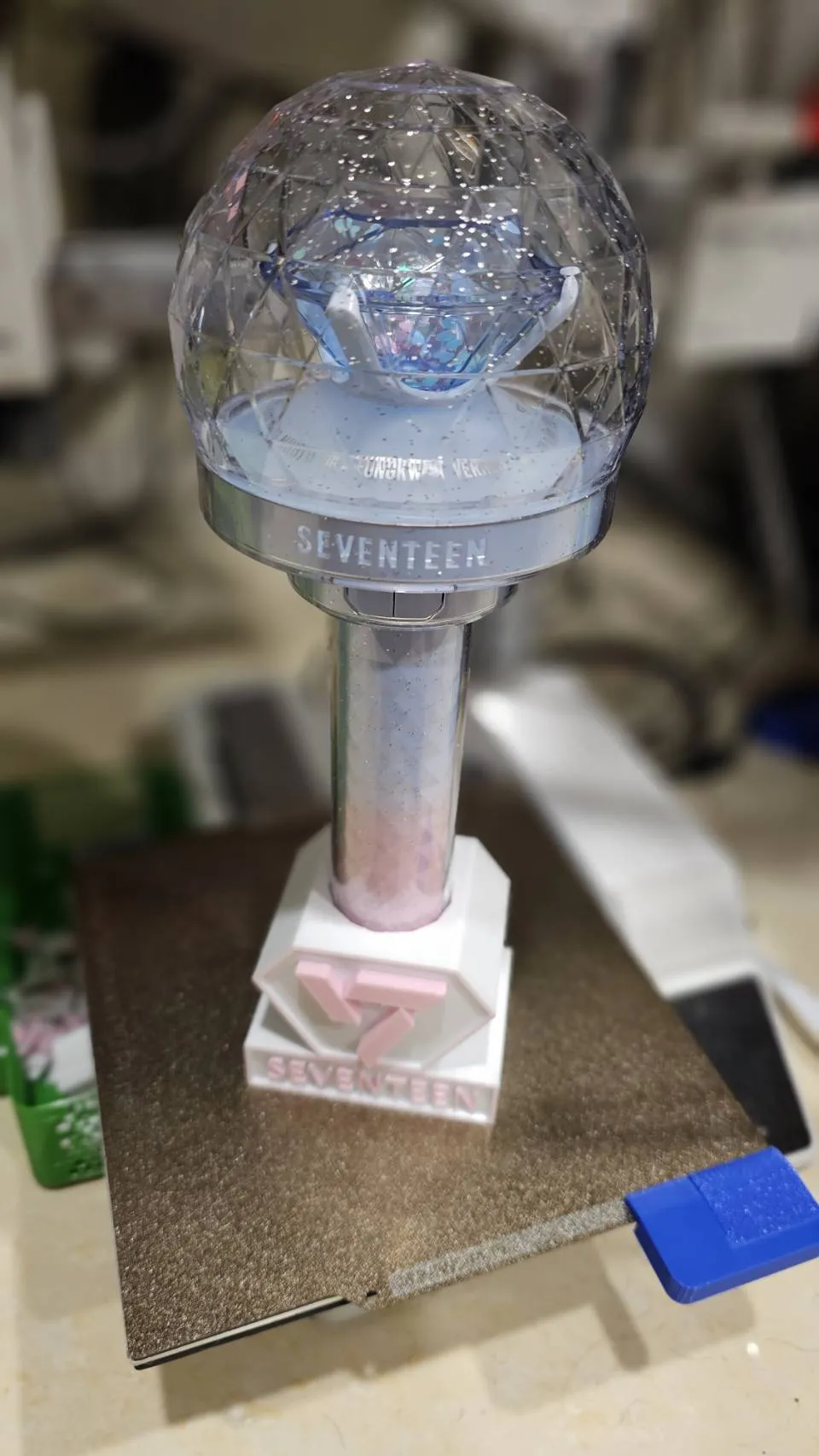 Seventeen 10th Anniversary Carat Bong Gen 2 Gen 3 Dedicated Base Lightstick Stand Support Mini ...