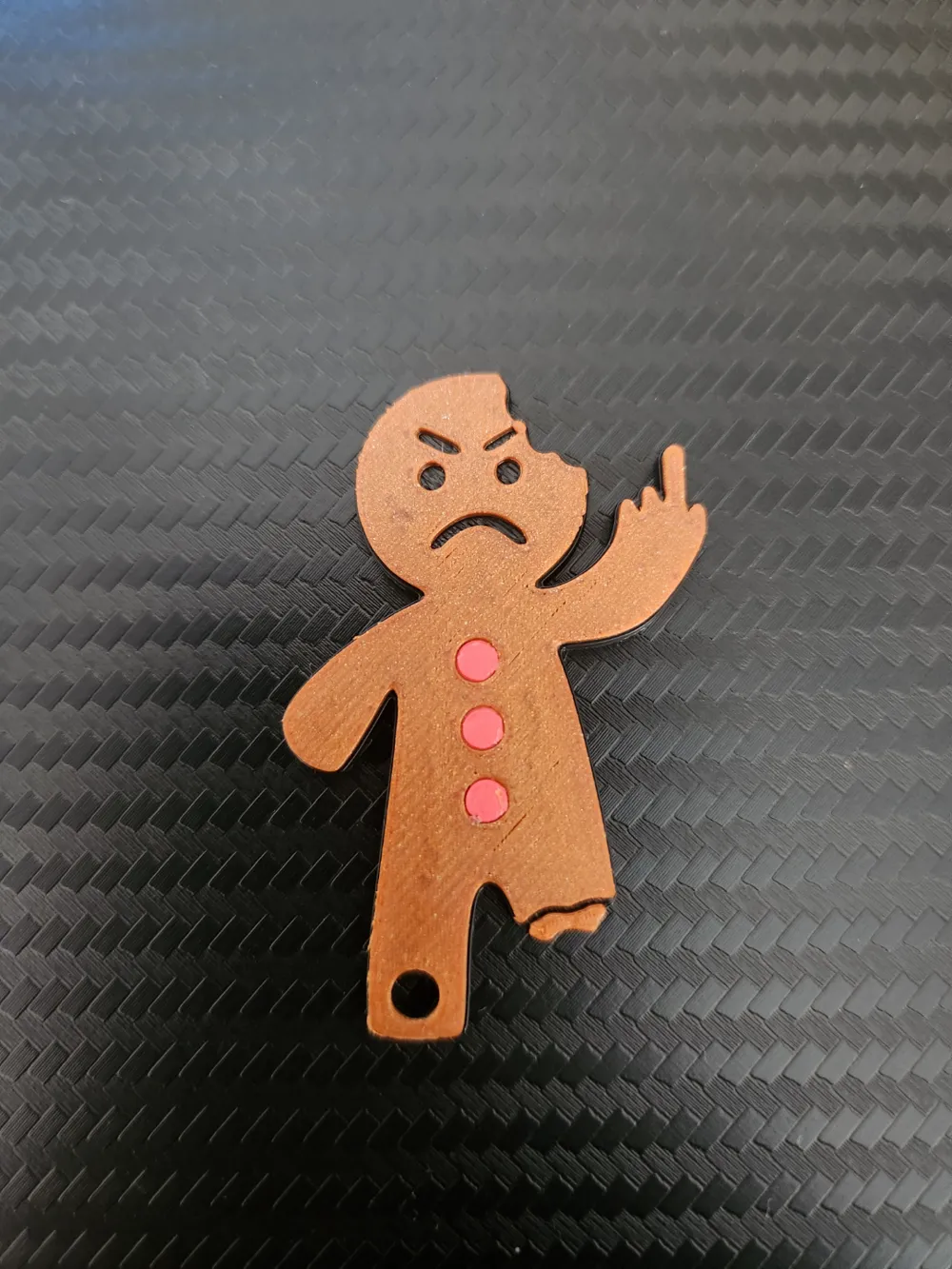 Gingerbread finger v2 - Free 3D Print Model - MakerWorld