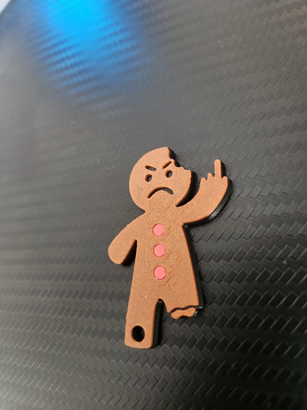 Gingerbread finger v2 - Free 3D Print Model - MakerWorld