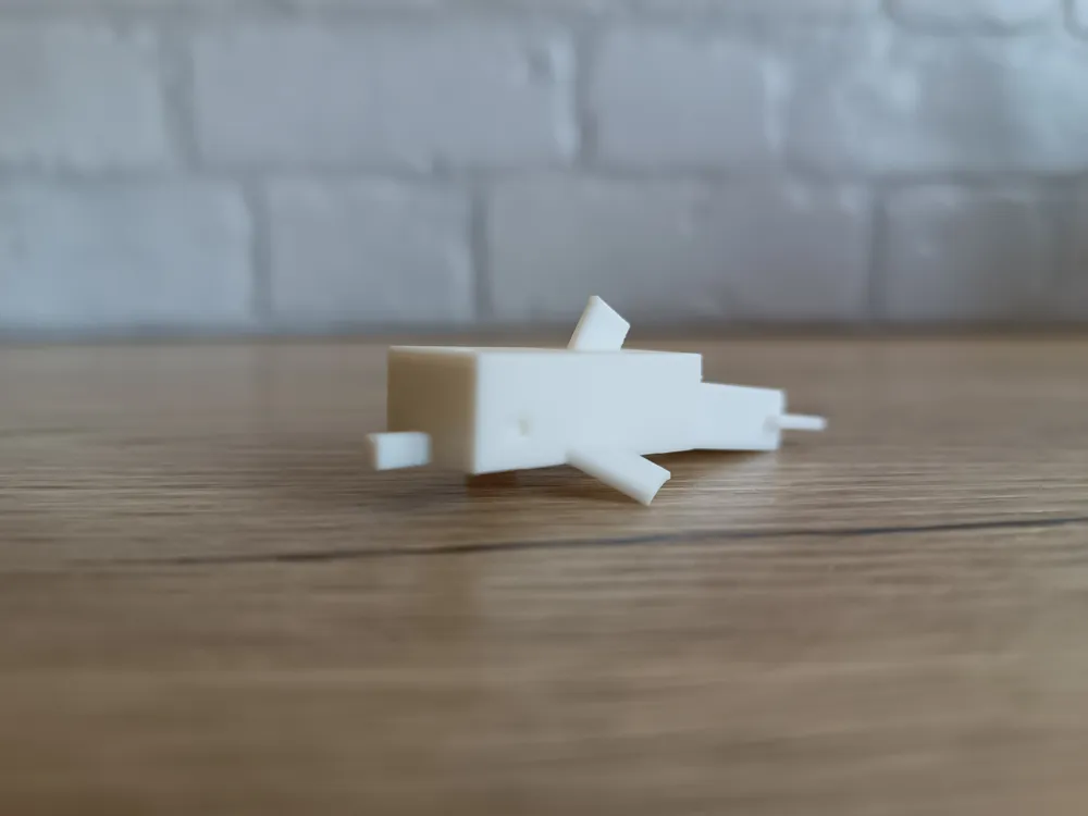 Minecraft dolphin by Timothy MakerWorld: Download Free 3D Models