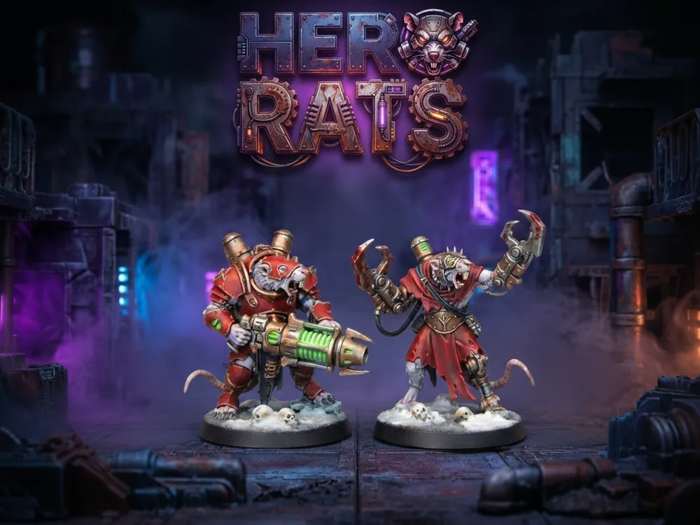 HERO RATS 士兵 - 免费 3D 打印模型 - MakerWorld