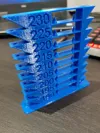 TPU Temperature Tower (temp tower) G Code Remixed by 3dprintnow ...