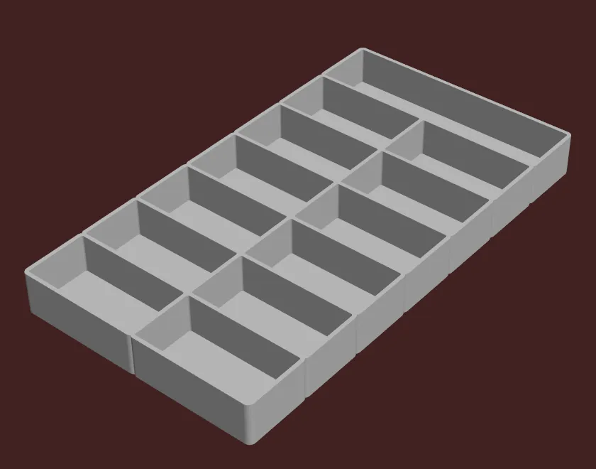 Bambu Spare Parts Boxes Organizer by tillmanjr - MakerWorld