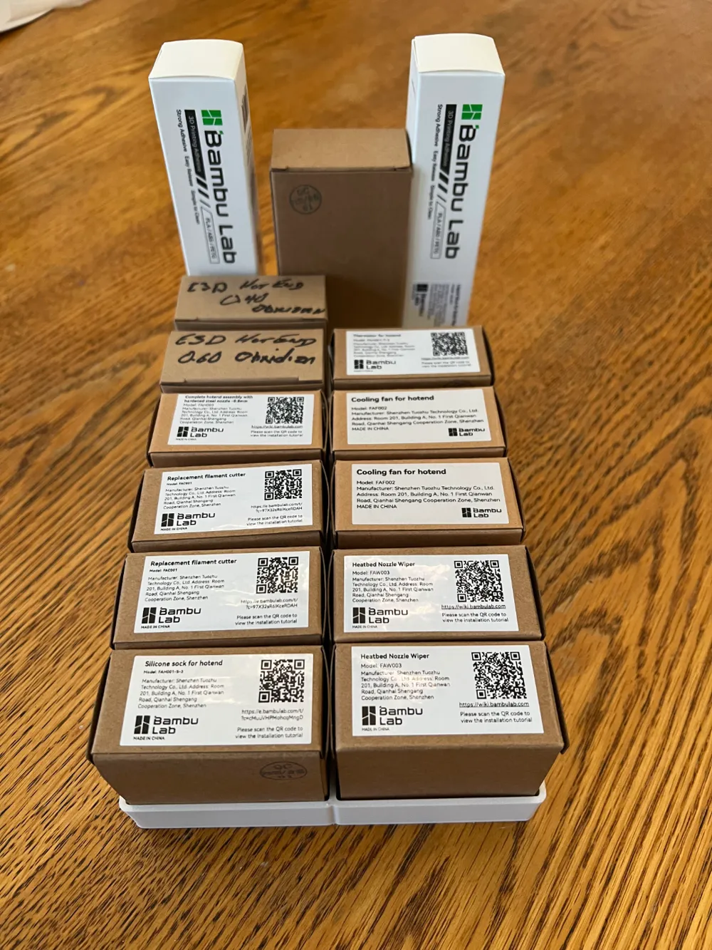 Bambu Spare Parts Boxes Organizer by tillmanjr - MakerWorld