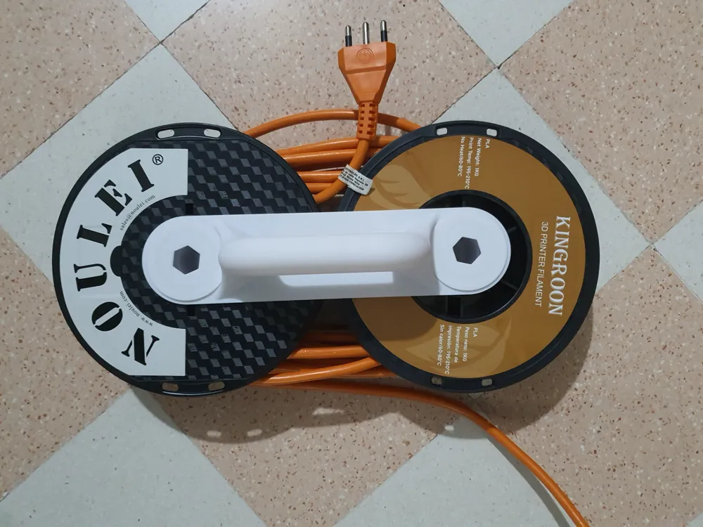Recycle Filament Spools - Dual Spool Cord Wrap Remixed by ValdiLab ...