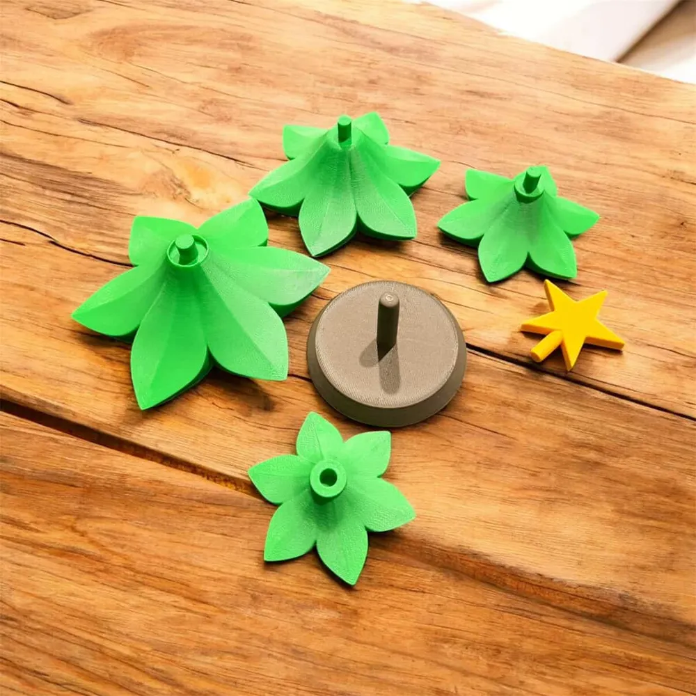 Modular Christmas Tree – Scalable, Stackable - Free 3D Print Model ...