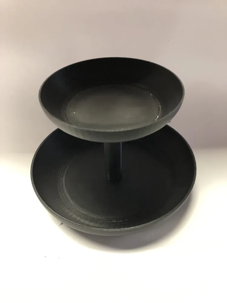 Two tiered cake and snack stand, serving stand by chicken boy ...