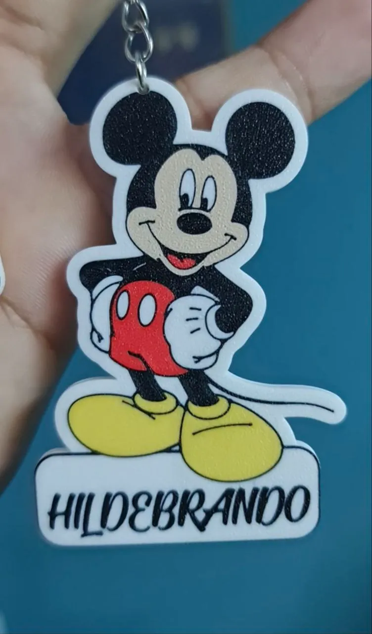 Llavero Mickey Mouse (Custom Name) by Jar3Designs - MakerWorld