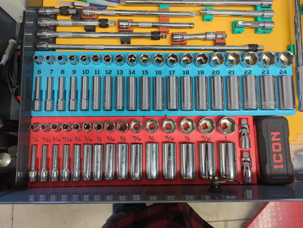 Tekton Socket Organizer SKT15311 - LOW PROFILE - Free 3D Print Model ...