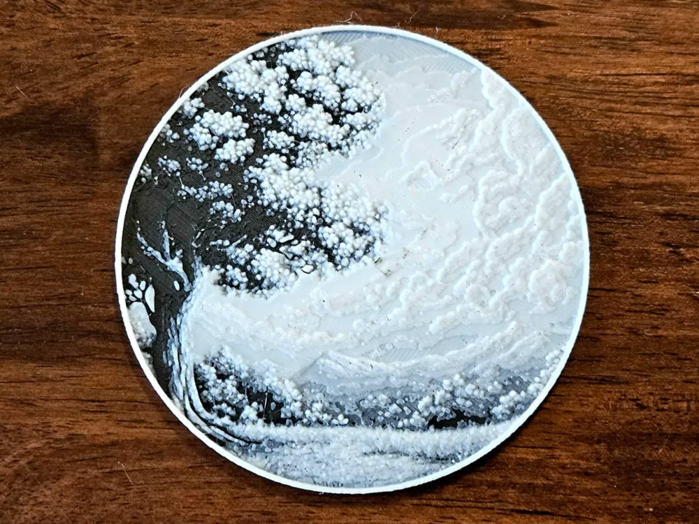 Summer Tree Coaster by Yandalf - MakerWorld