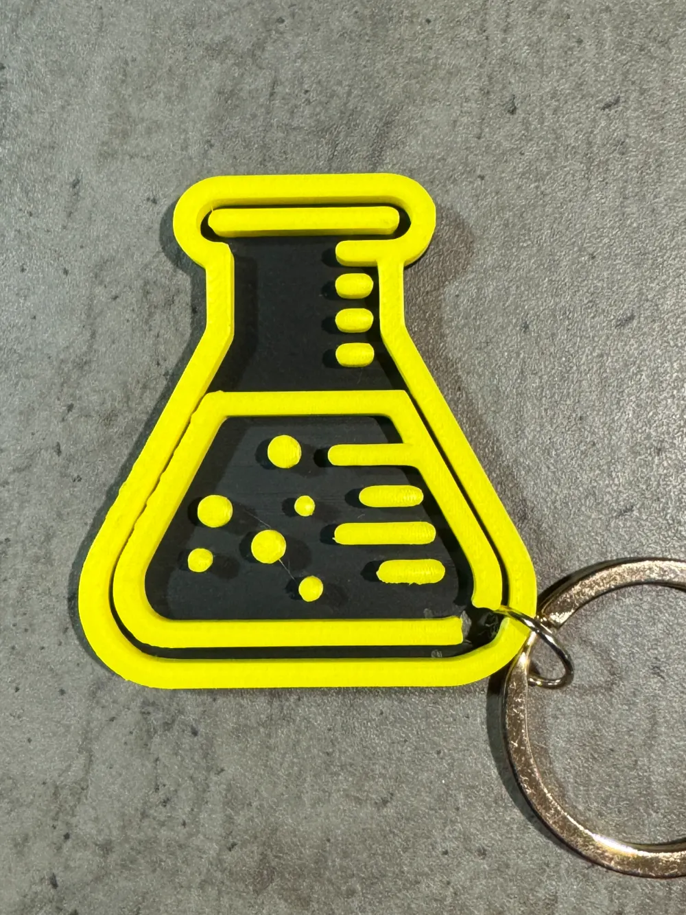 Beaker Key Ring by CatWhisker - MakerWorld