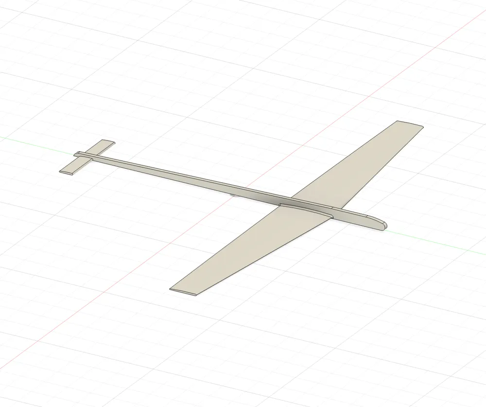 Glidr Zero -- 7g Glider (30 min print) - Free 3D Print Model - MakerWorld