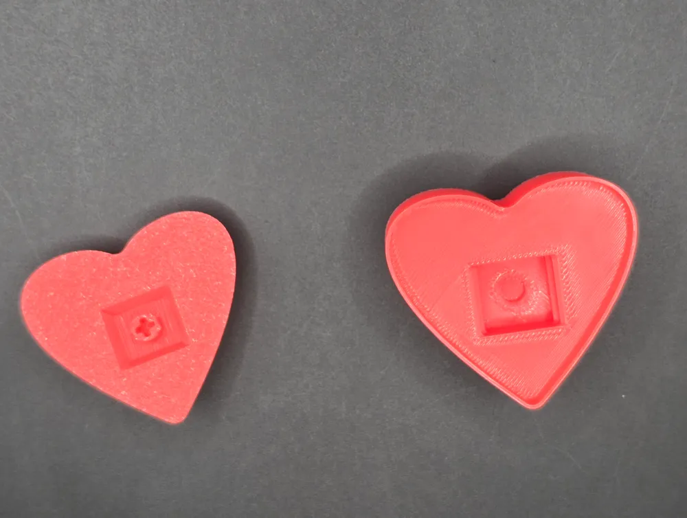 Smooth Heart Key Clicker by PrintCraft - MakerWorld