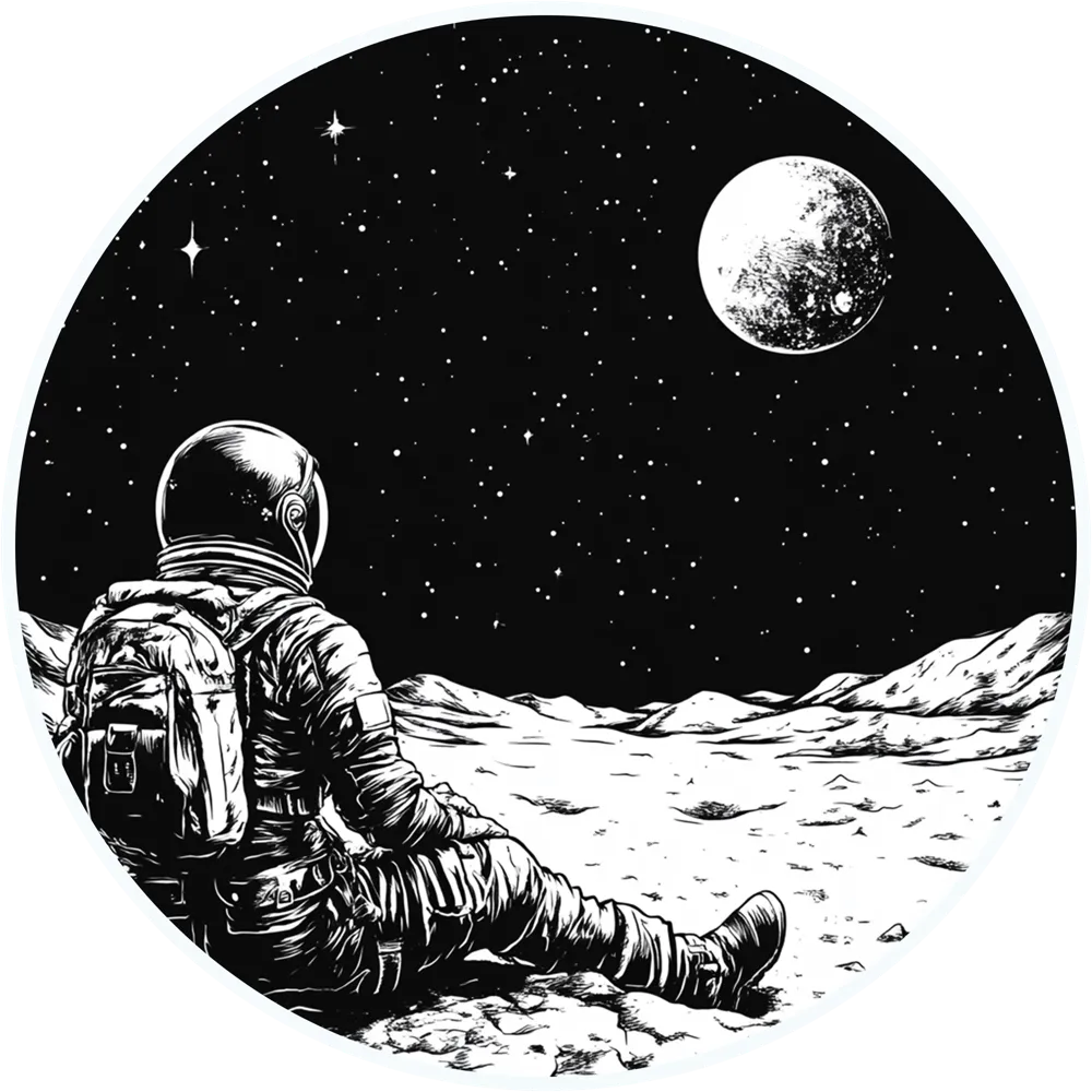 Astronaut Coaster by Yandalf MakerWorld: Download Free 3D Models