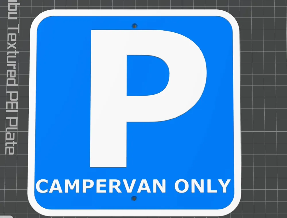 Camper van parking signs by walleriusDesign - MakerWorld