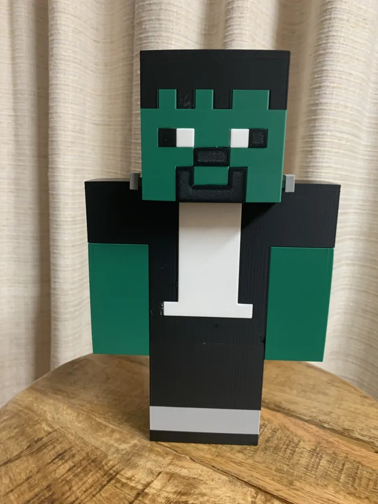 Frankenstein - Minecraft Style - Free 3D Print Model - MakerWorld