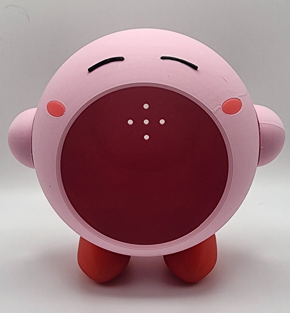 Kirby Flower Pot with Star Drip Tray, No AMS by rockiestdwarf - MakerWorld