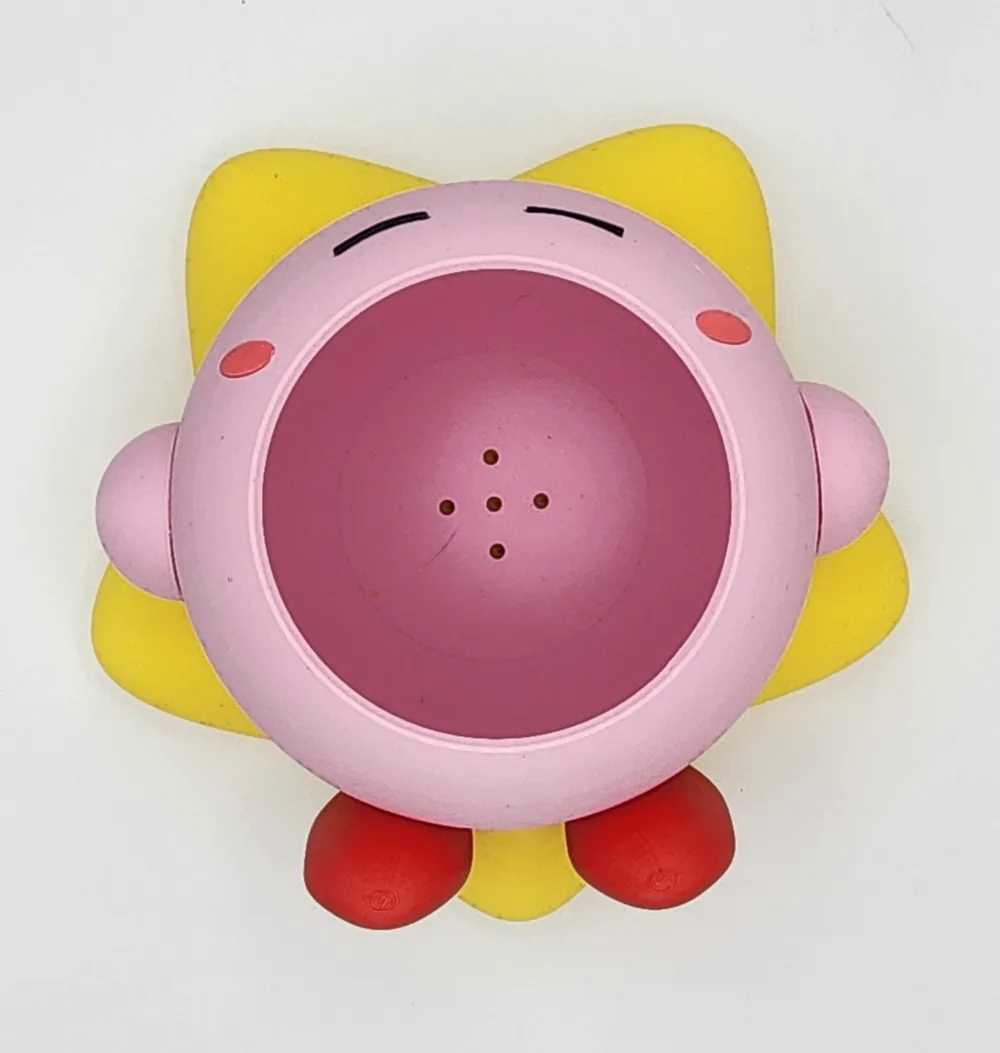 Kirby Flower Pot with Star Drip Tray, No AMS by rockiestdwarf - MakerWorld