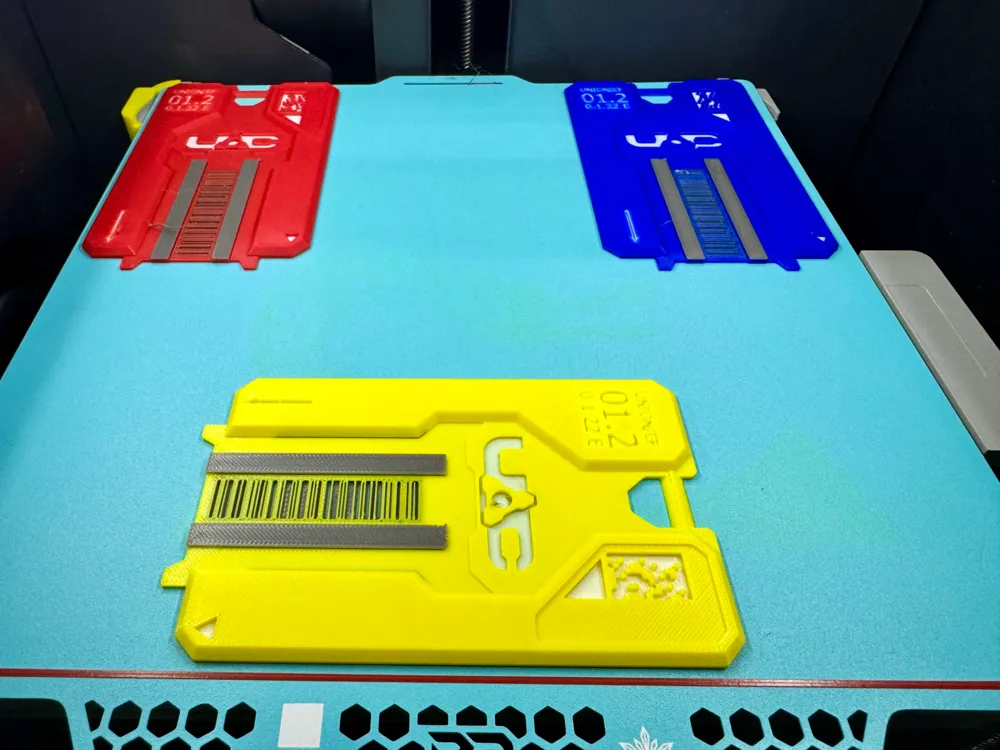 DOOM KeyCards - Red, Blue & Yellow Set Remixed by vidguide - MakerWorld