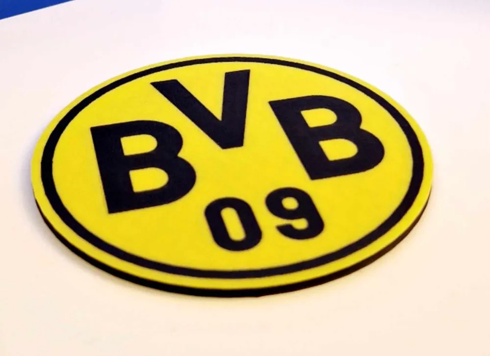 Borussia Dortmund Football Club Coaster by SteveA - MakerWorld