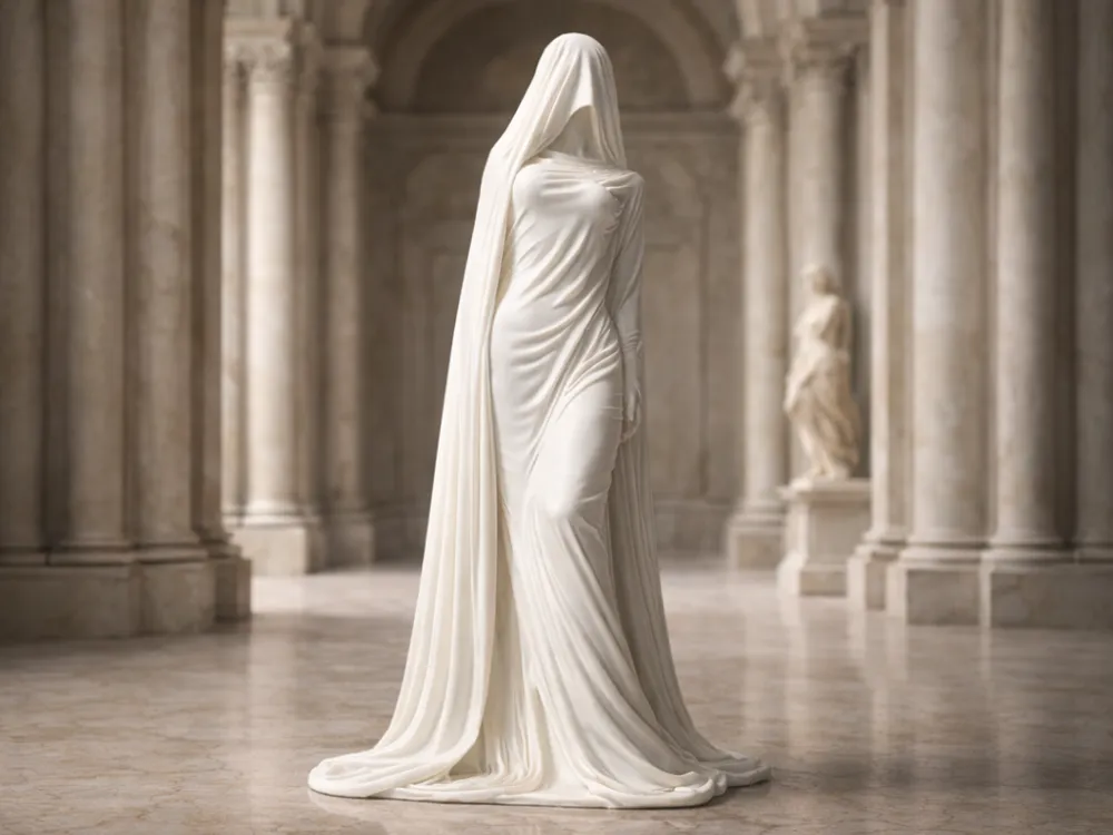 Voile de Sérénité – Sculpture Artistique 3D - Modèle d'Impression 3D ...
