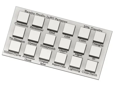 Bambu Studio Infill Swatches by Moosimus6 MakerWorld: Download Free 3D ...