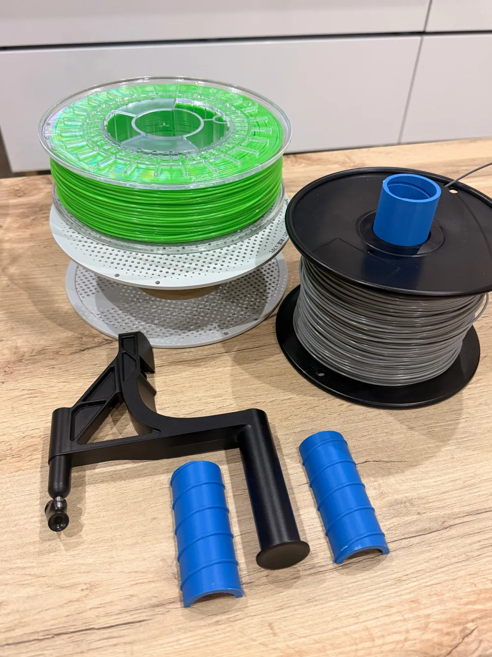 H2S / H2D Spool Holder Enlarger Kit by MaLaVa MakerWorld: Download Free ...