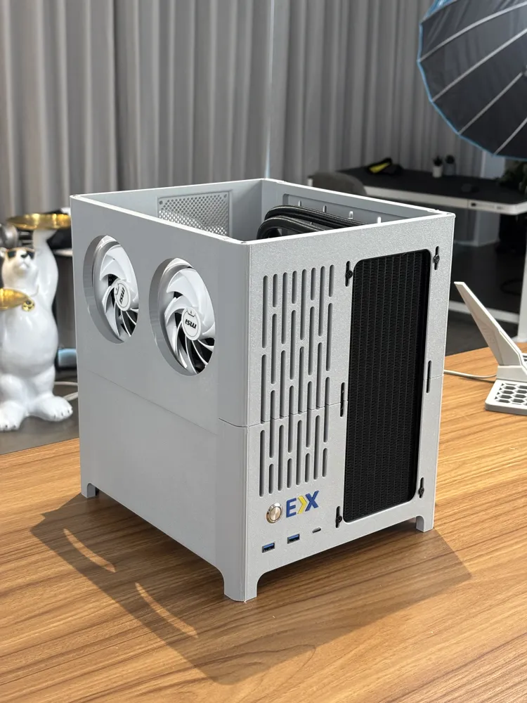 ITX Computer Case – 240mm AIO, Full Size GPU - Free 3D Print Model ...