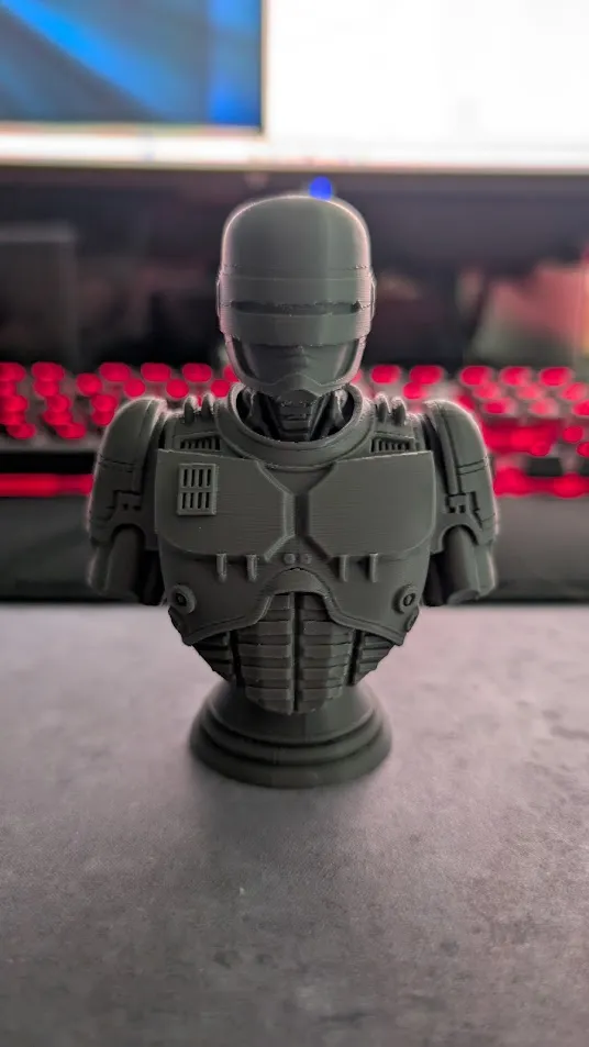 Robocop Bust by lemeneur MakerWorld: Download Free 3D Models