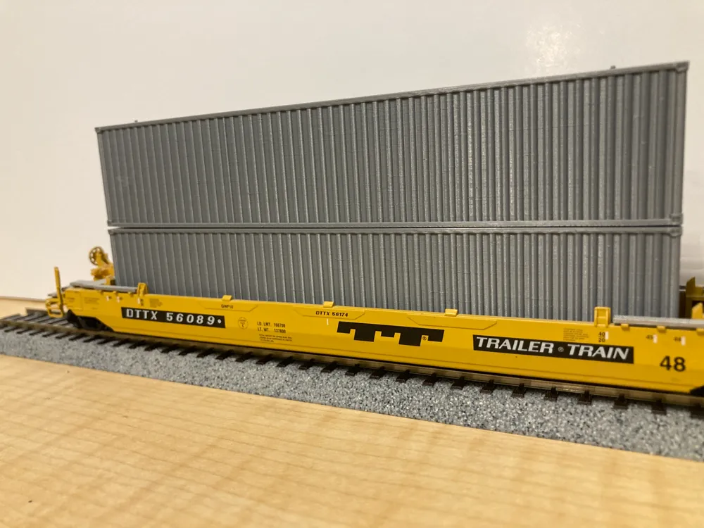 Container 48' - HO Scale (1/87) by GW_196 MakerWorld: Download Free 3D Models