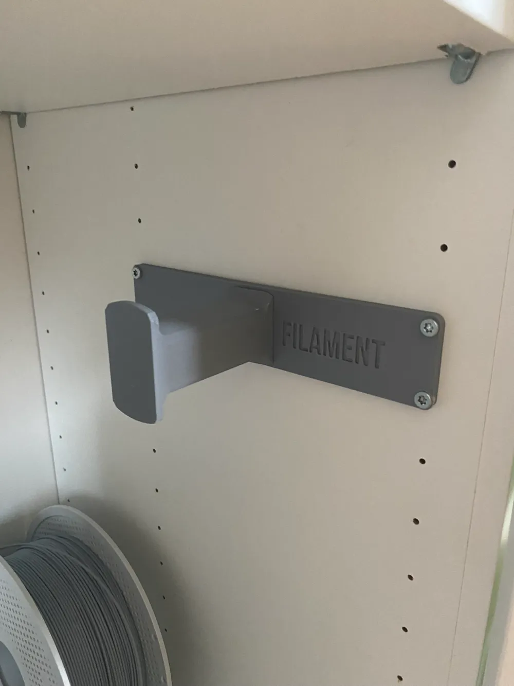 Wall mounted spool holder - Ikea Bestå by Jonas Gartner - MakerWorld