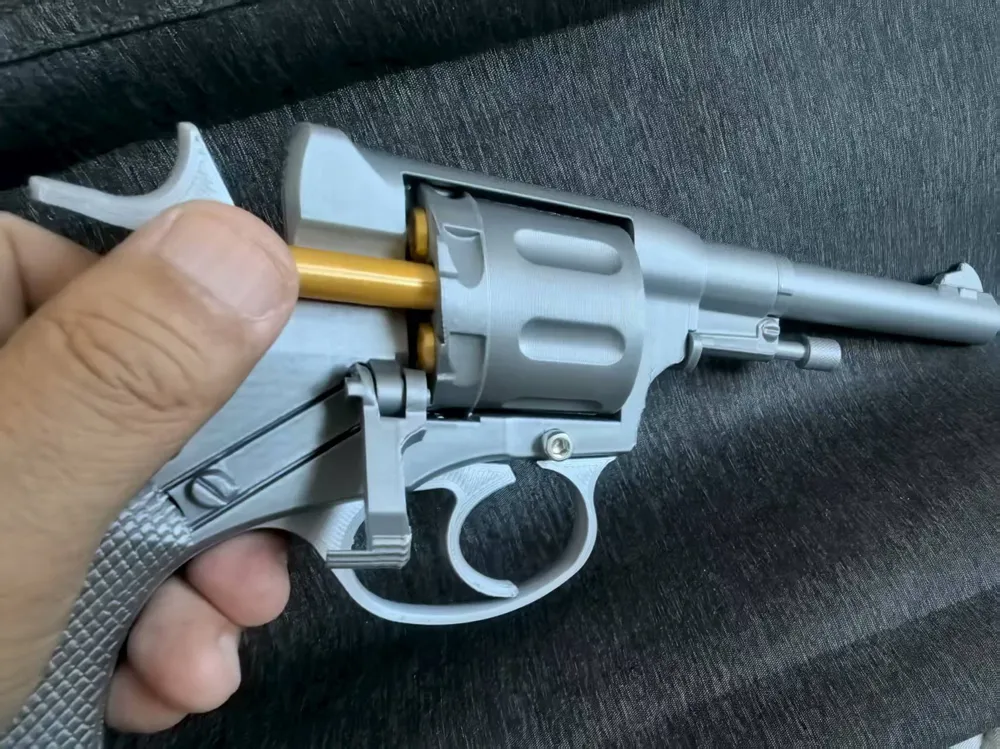 ナガンM1895回転式拳銃 by Northeast Tiger Walking Again MakerWorld：無料3Dモデルをダウンロード