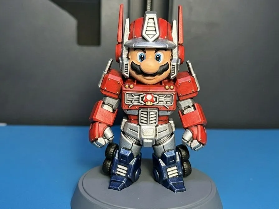Mario transformer Prime - Free 3D Print Model - MakerWorld
