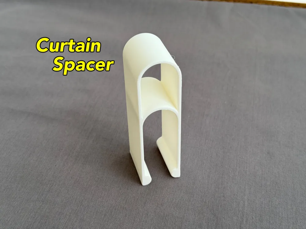 Simple Curtain Spacer by raymanengland - MakerWorld