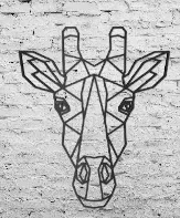 2D low poly Giraffe by Michaela-SA - MakerWorld