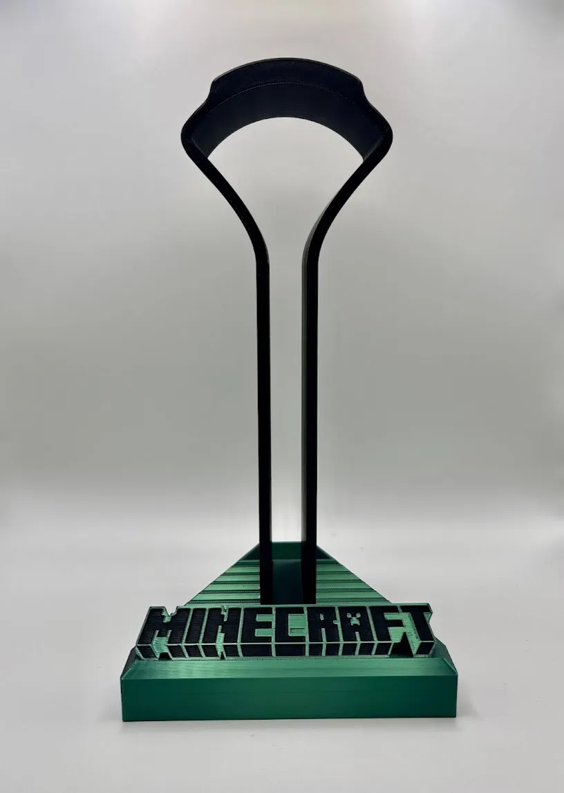 MineCraft Headphone Stand - Free 3D Print Model - MakerWorld
