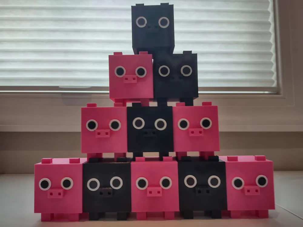Pig Cube by Hamman11 MakerWorld: Download Free 3D Models