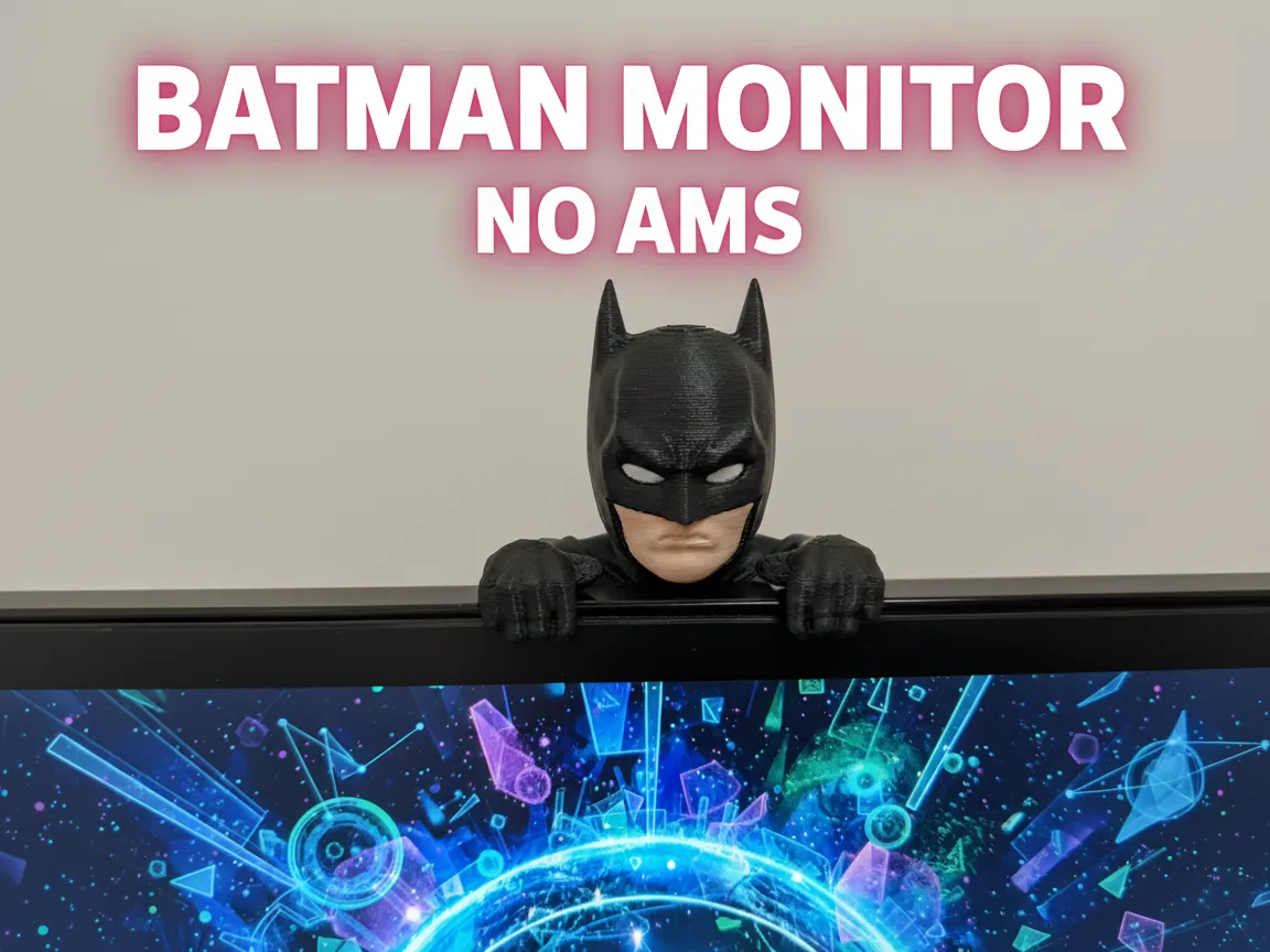 Batman Monitor - Free 3D Print Model - MakerWorld