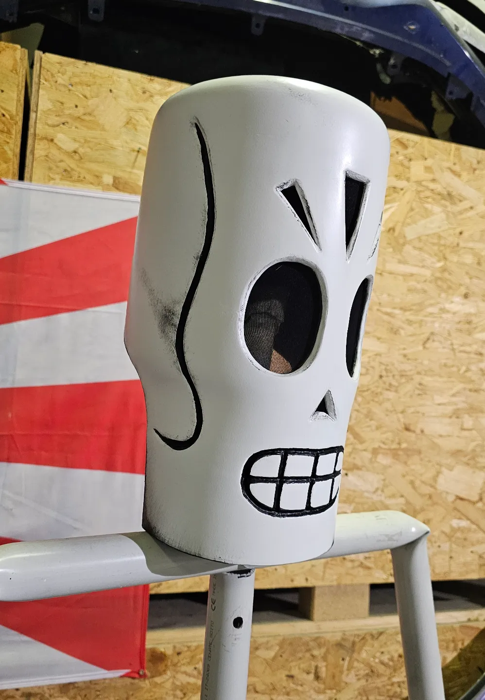 manny calavera grim fandango mask by Geminy - MakerWorld