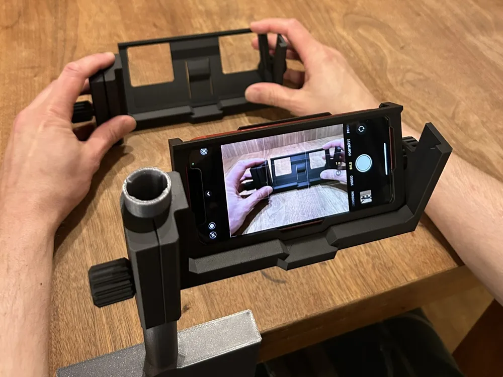 iPhone holder- for instruction videos-iPhone 12-16 - Free 3D Print ...
