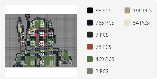 Mandalorian pixel by armania3d - MakerWorld