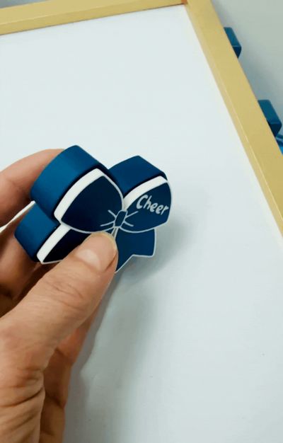 Cheer Bow Clicker Fidget - Free 3D Print Model - MakerWorld