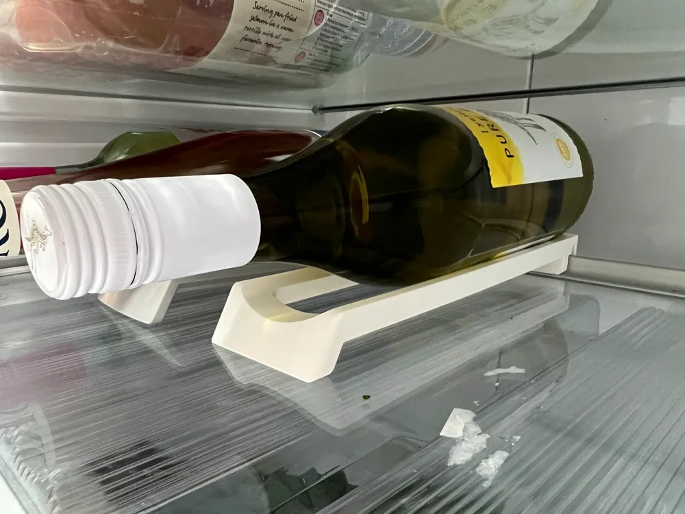 Refrigerator wine bottle rest/stand by Every Day Counts - MakerWorld