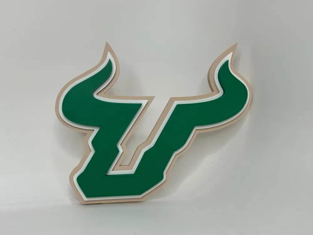 South Florida Bulls Logo 2011 by ABeezy13 MakerWorld: Download Free 3D Models