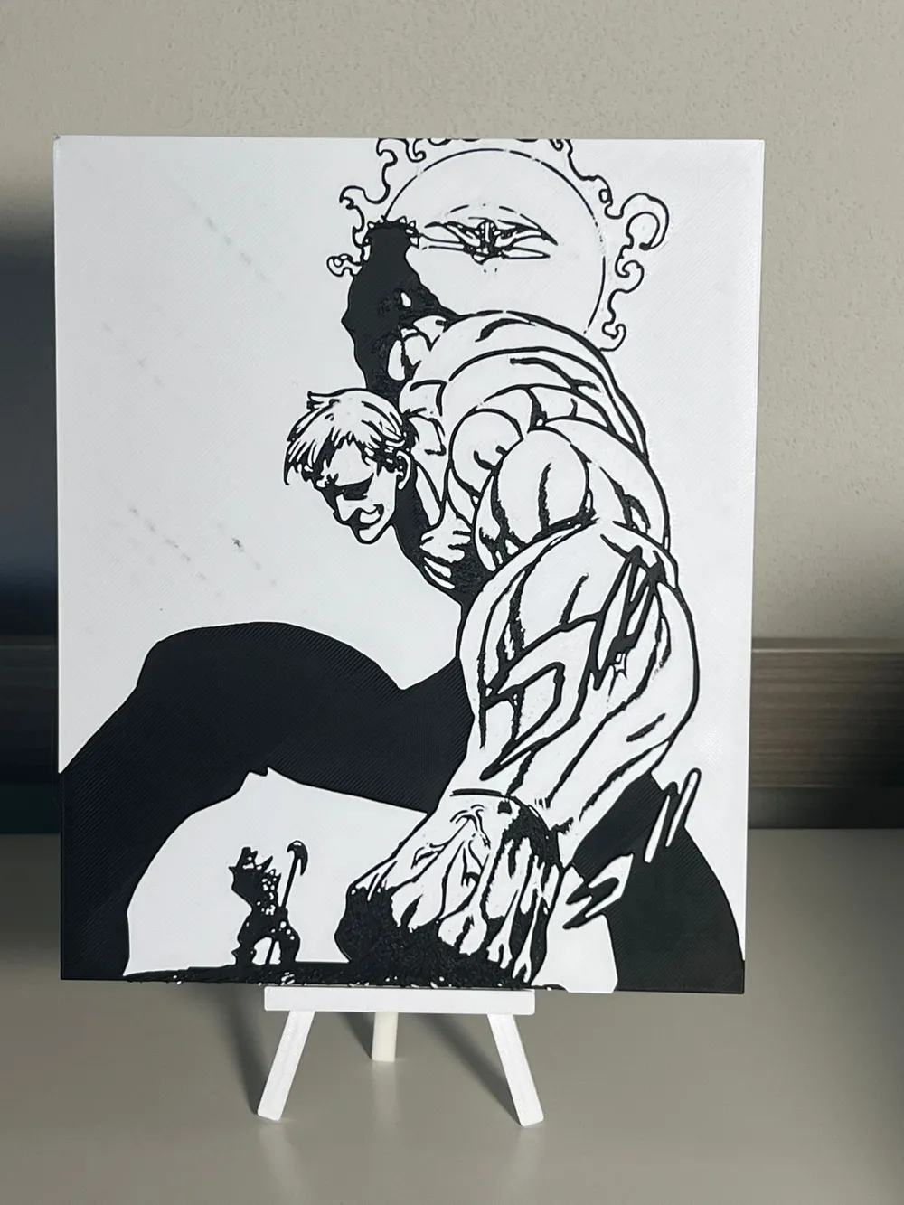 Escanor – The Lion’s Pride | HueForge - Free 3D Print Model - MakerWorld