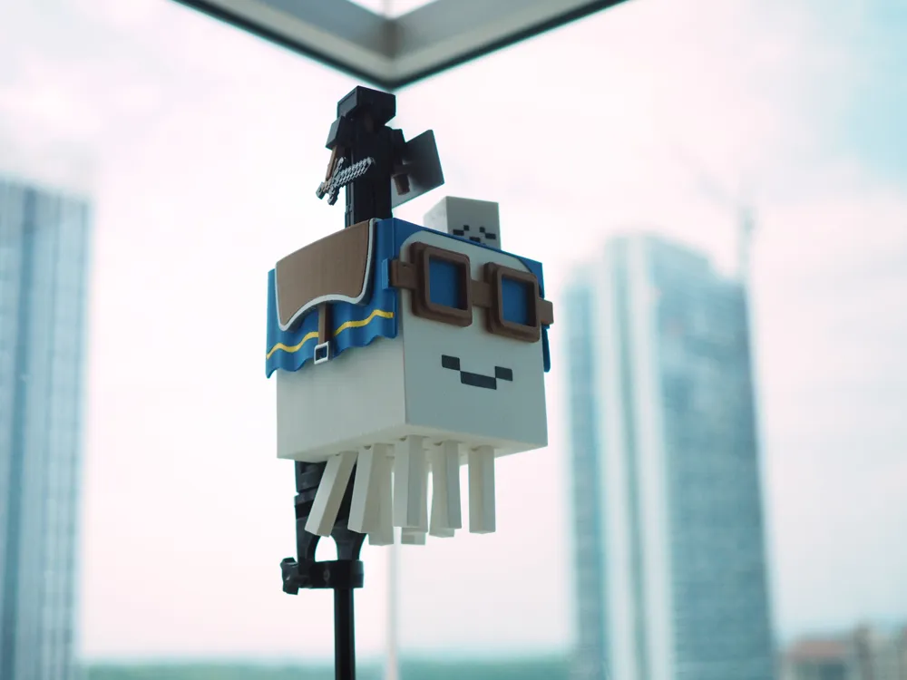 Minecraft Happy Ghast (Articulated Tentacles) by Tyron_Makes_Stuff ...