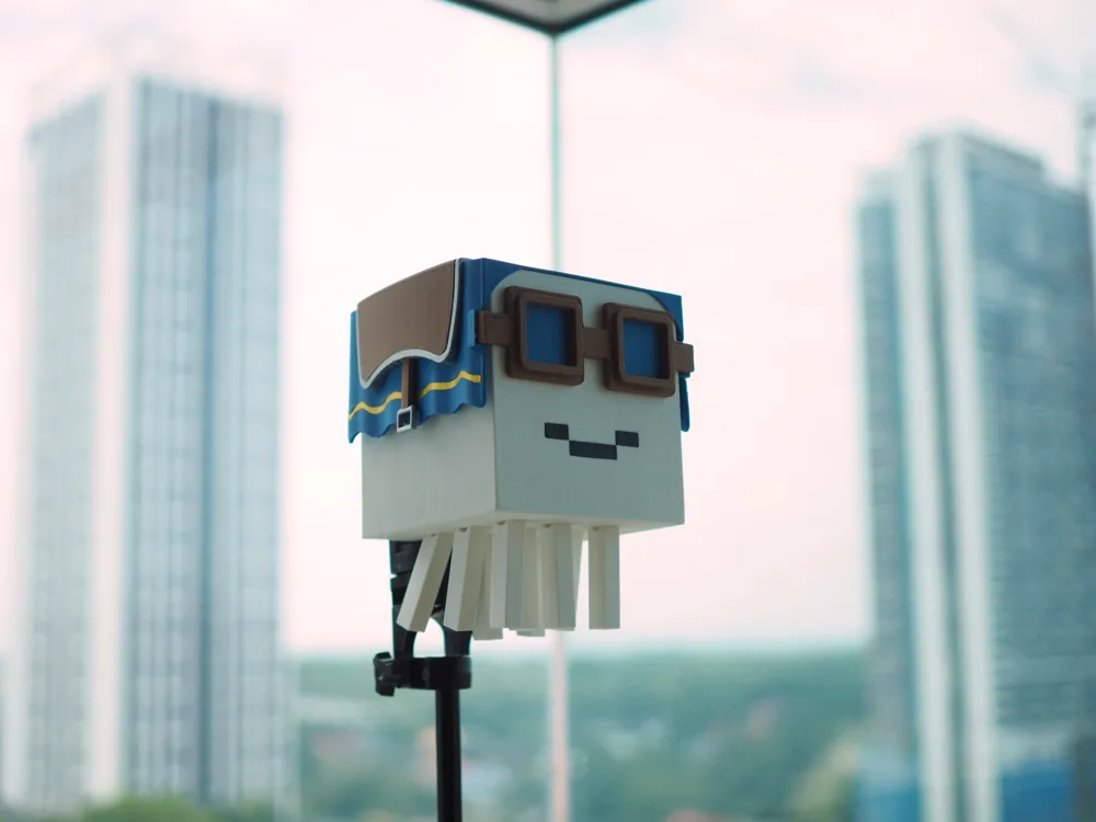 Minecraft Happy Ghast (Articulated Tentacles) by Tyron_Makes_Stuff ...