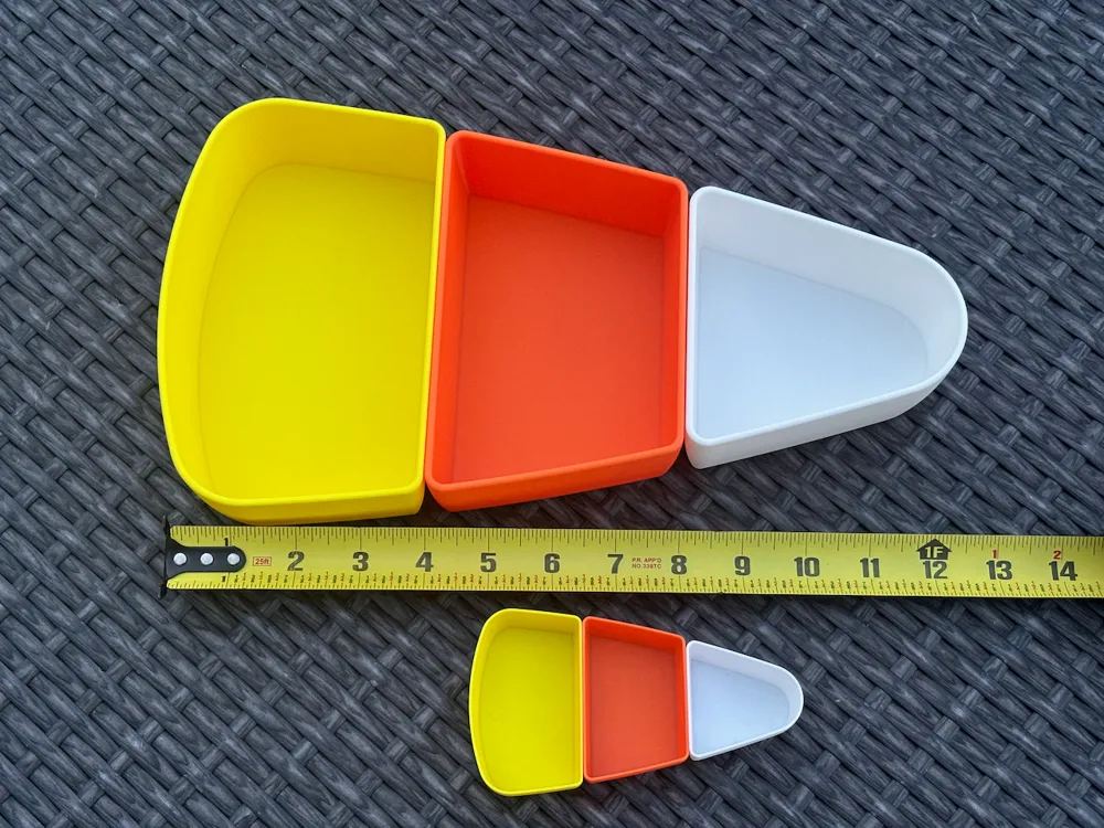 Candy Corn Bowl Set - Free 3D Print Model - MakerWorld